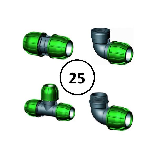 Klemkoppeling tyleen 25mm - Raintechshop.nl Snelle levering uit eigen voorraad Scherpe Prijzen ...